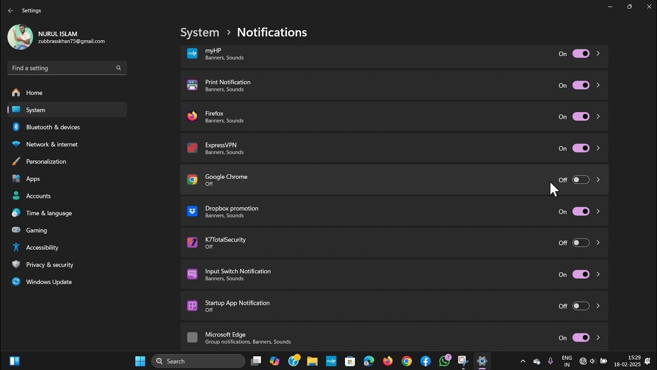How to turn on Chrome app notifications on HP Laptop #computer #laptop ...