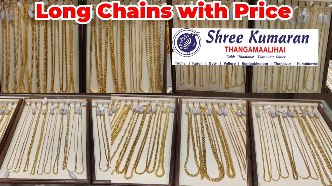 Sree Kumaran Thangamaligai Long Chains with Price/ Light Weight Long ...
