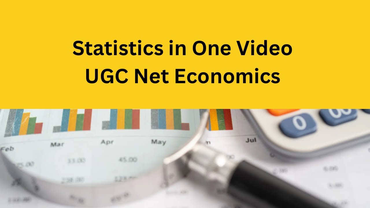 Statistics in one Video for UGC NET Economics - YouTube