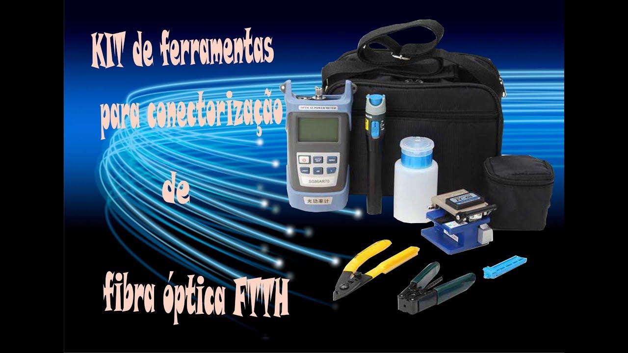 Kit de Fibra Óptica FTTH - YouTube