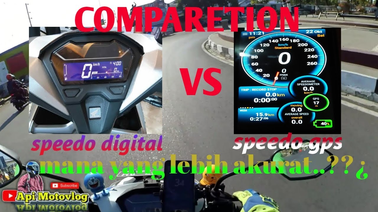 Speedometer digital vs speedometer GPS | Mana yang lebih nyata.? - YouTube