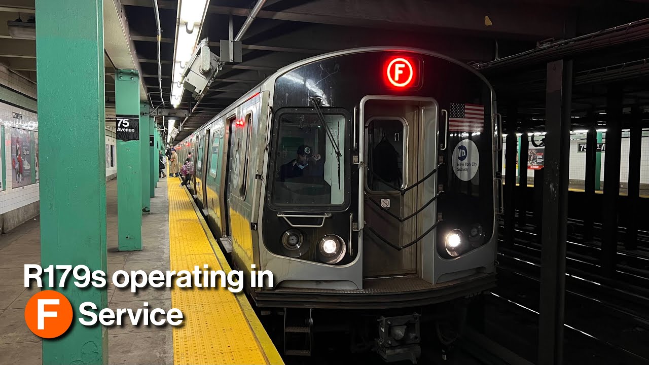 NYCT Subway || R179 (F) Train Action along the Queens Blvd Line - YouTube
