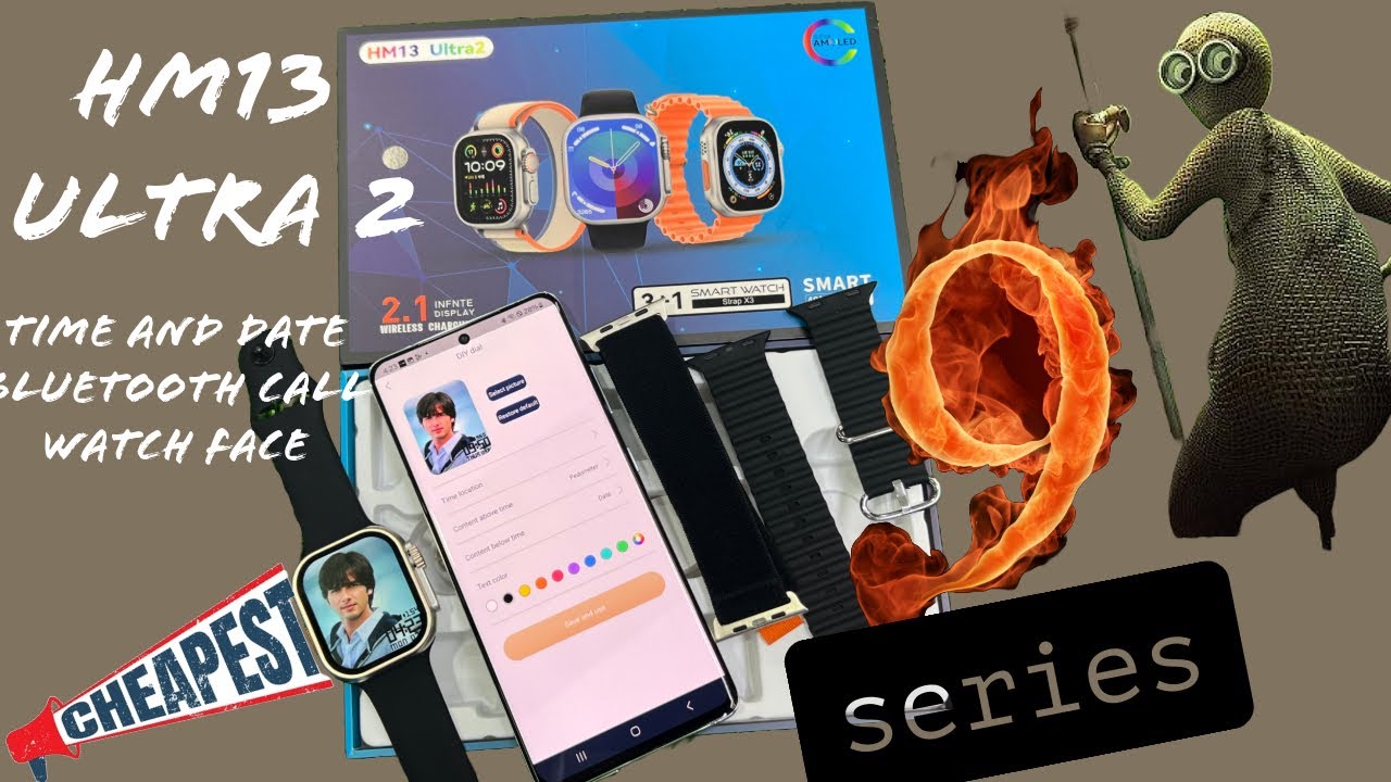Hm13 ultra 2 smartwatch/ hm13 ultra 2 apple smartwatch/ series9 ultra ...