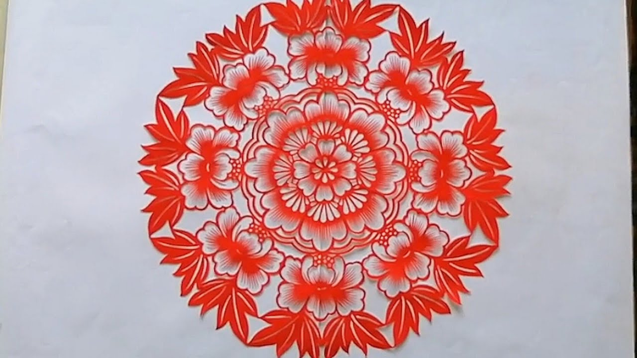 Paper Cutting New Design - Paper Cutting Tutorial - How To Make Paper ...