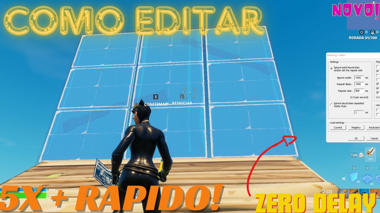 O MELHOR PROGRAMA PARA DIMINUI INPUT LAG FILTERKEYS SETTER de FORMA ...