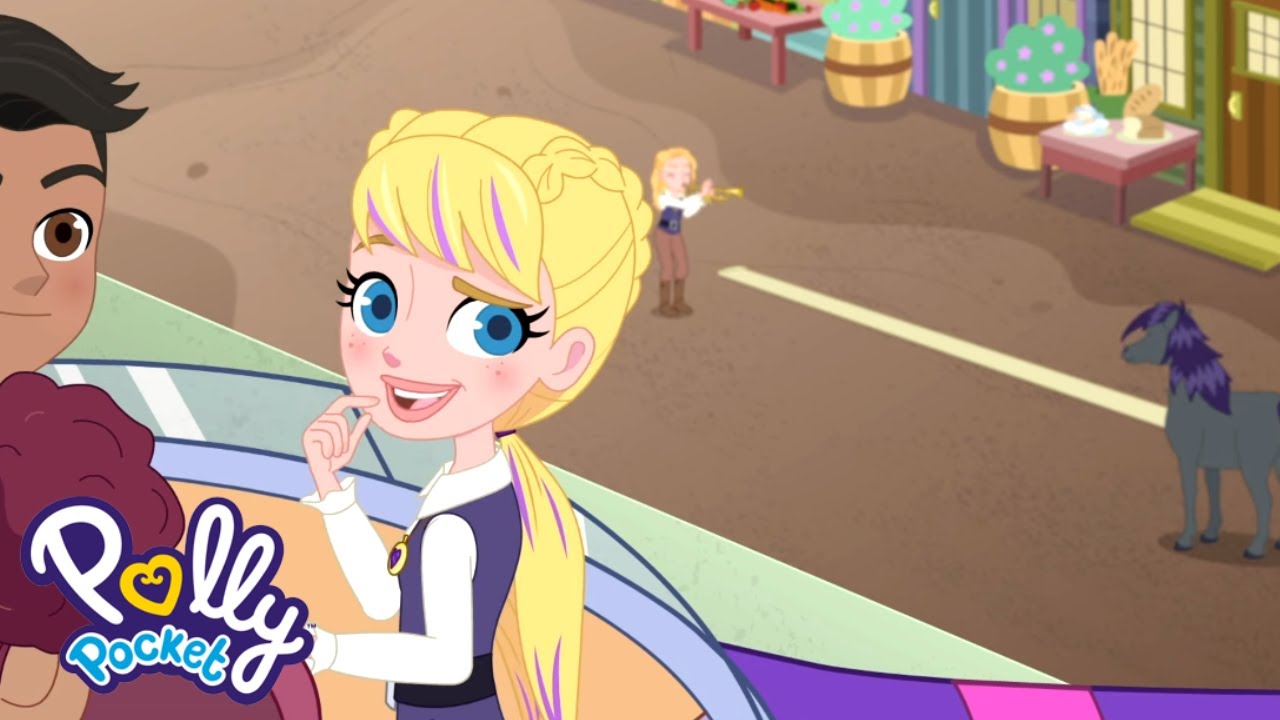 Polly Pocket | Polly visits Prudence Pocket in a TIME MACHINE! | Hidden ...