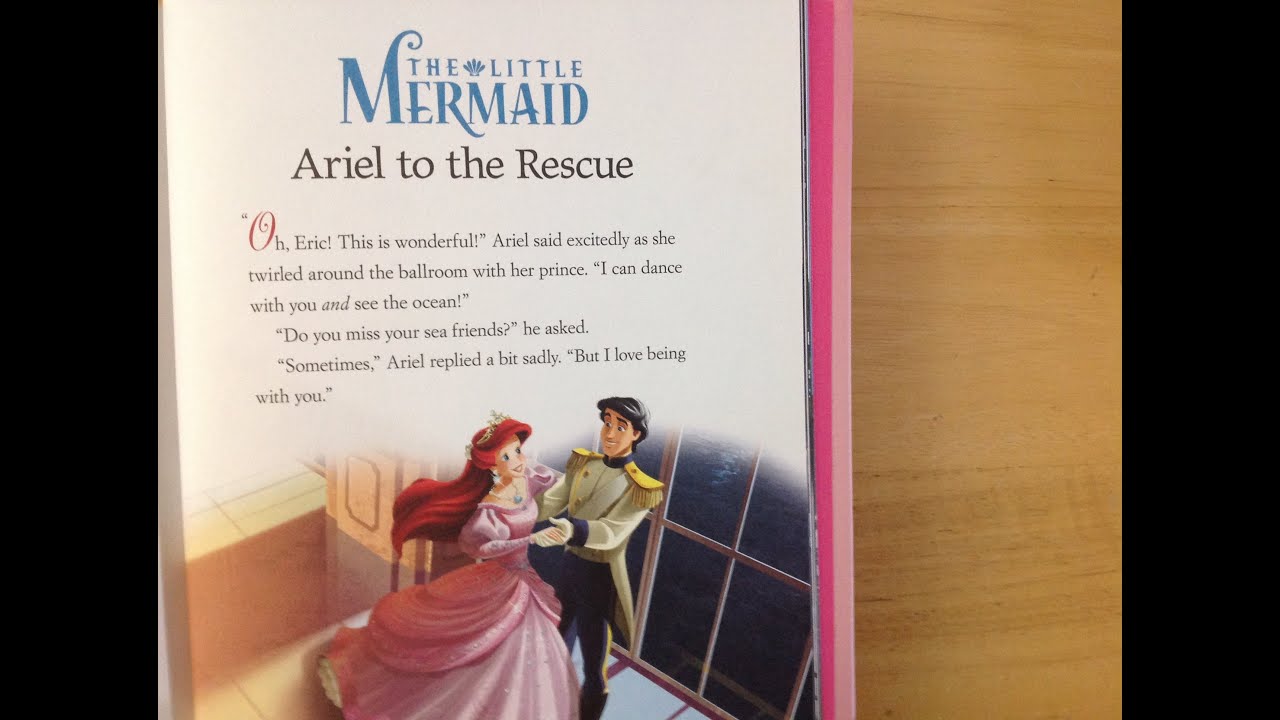 Walt Disney's The Little Mermaid Ariel to the Rescue Read Aloud - YouTube