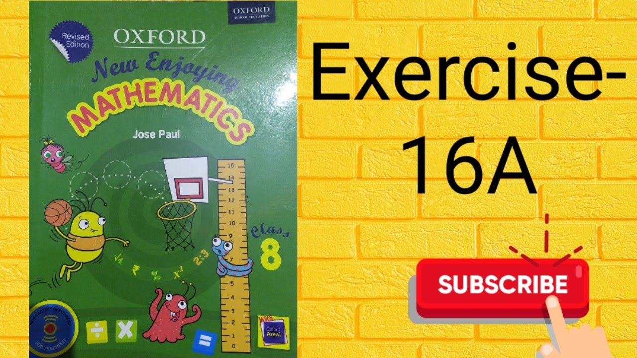 class 8 exercise 16A // oxford mathematics // Surface area and volume ...