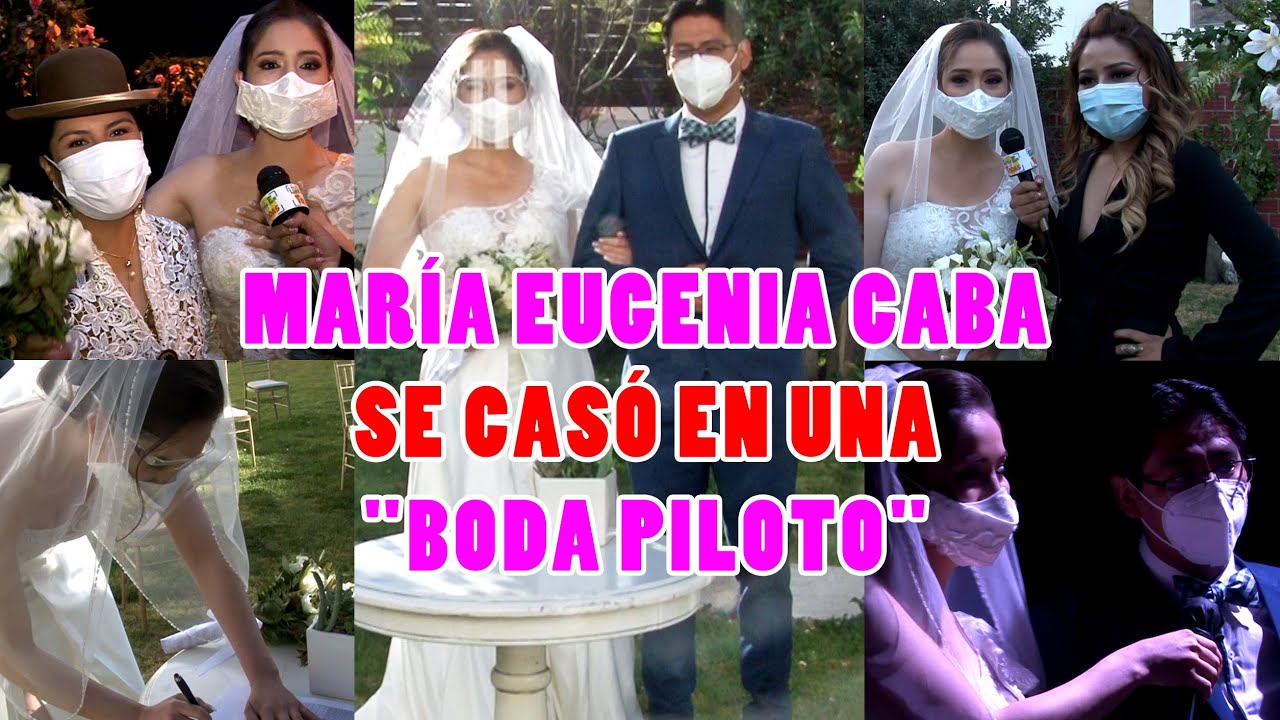 María Eugenia Caba se casó en una "boda piloto" - YouTube