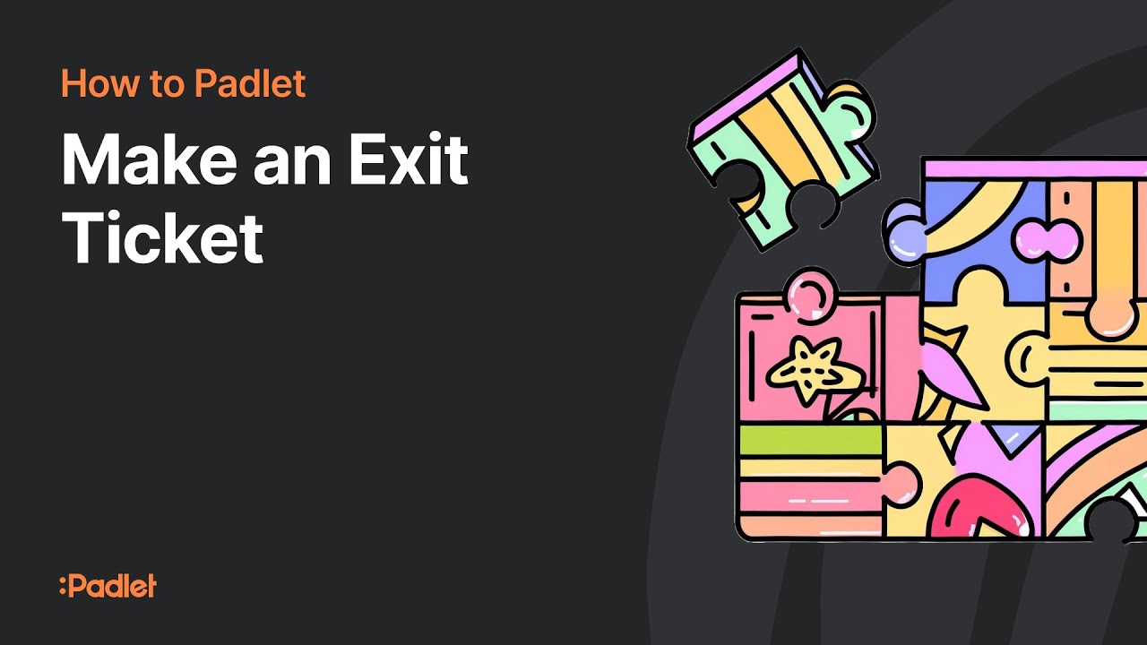 How to make an exit ticket on Padlet - YouTube