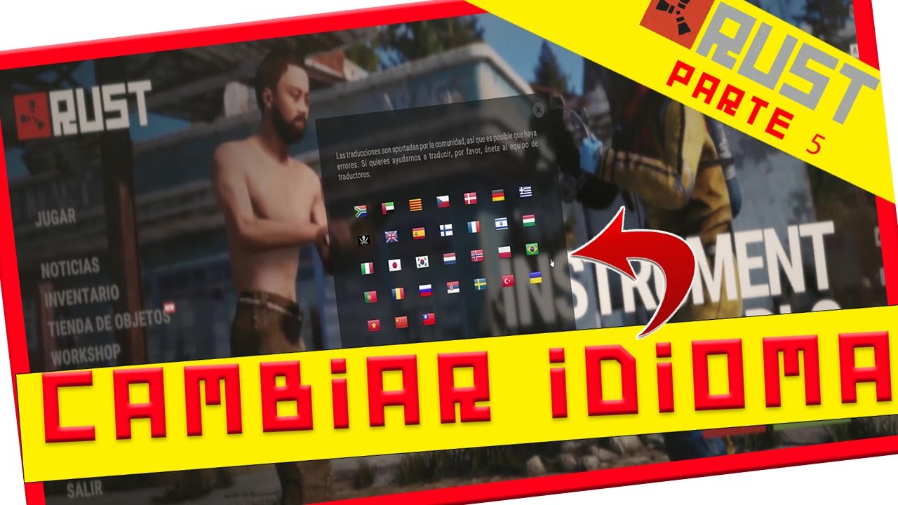 💥Cómo se PONE RUST en ESPAÑOL - CAMBIAR EL IDIOMA en RUST - RUST ...