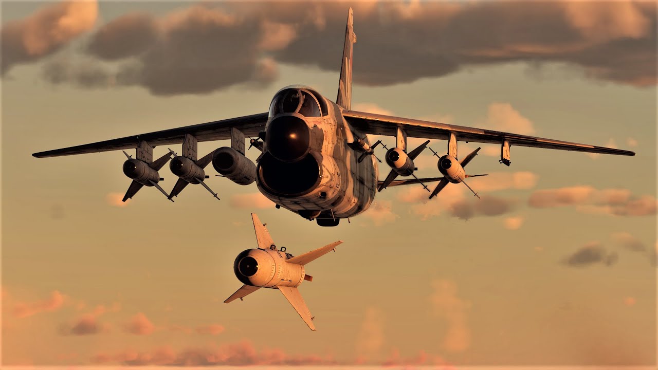 Perfect SEAD Run in Air Sim Battles || A-7E Corsair II (War Thunder ...