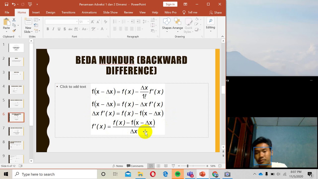 TugasUTSPemos Adveksi 1 dan 2 Dimensi YustinusWijanarko 26050118140103 ...