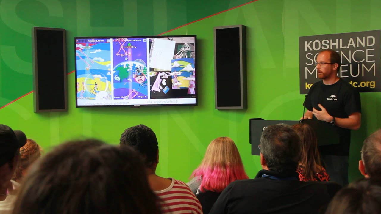 Chris Totten Speaks as part of STEM Game day at the Koshland Museum of ...
