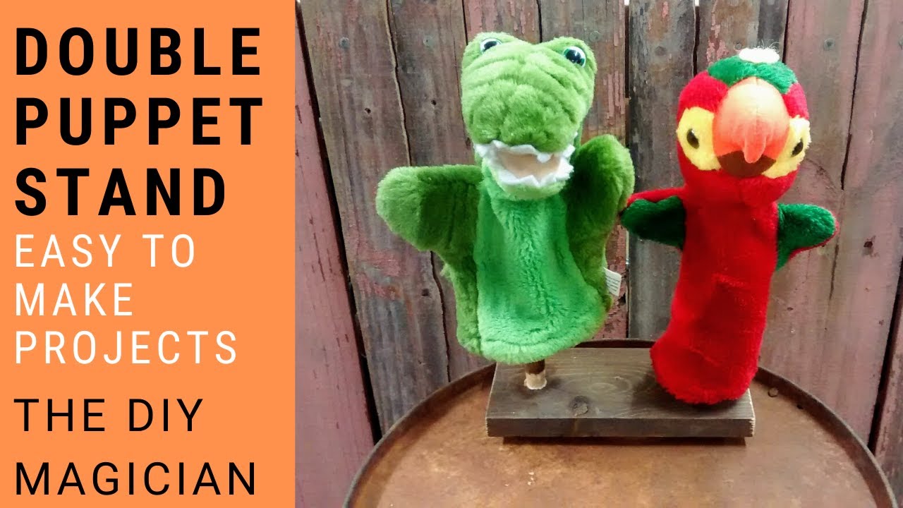 Double Puppet Stand Easy To Make Projects The DIY Magician - YouTube