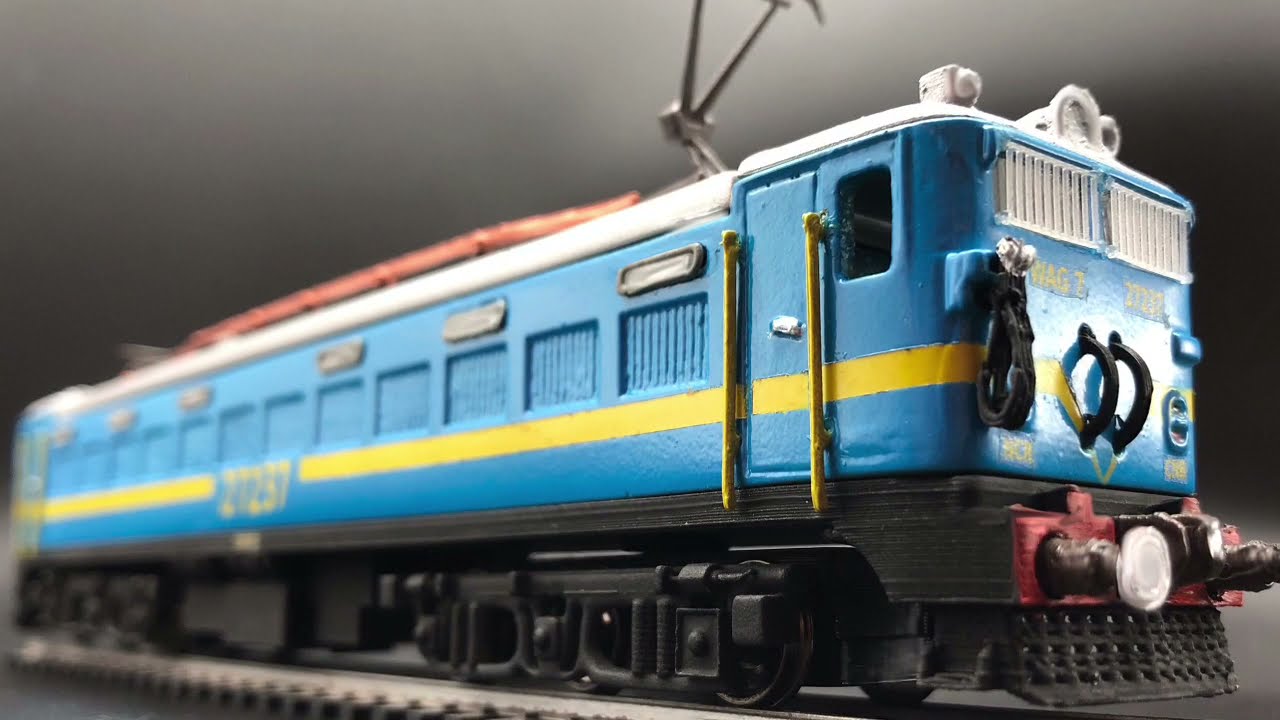 The Pink Engine - Premium 1:100 WAG-7 Readymade HO Gauge Models - YouTube