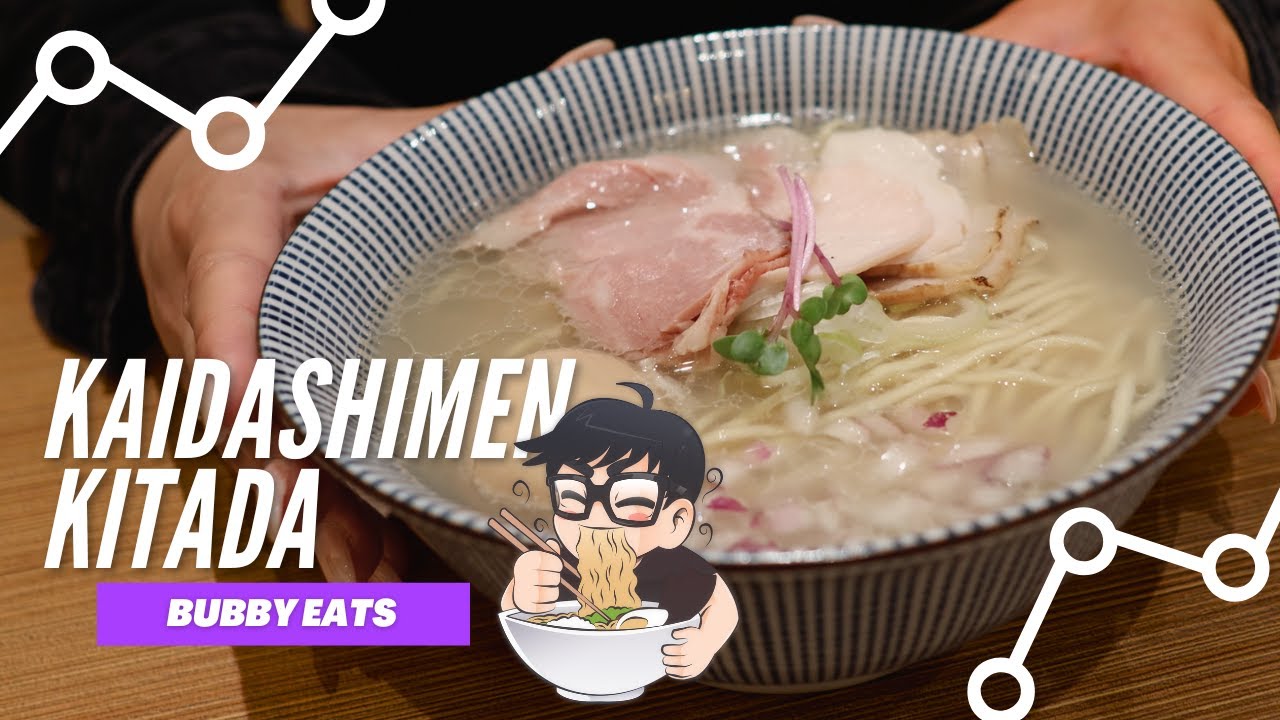 Highly rated CLAM Ramen in Kyoto, Japan - Bubby Eats - YouTube