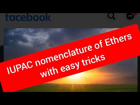 nomenclature of Ethers with easy tricks - YouTube