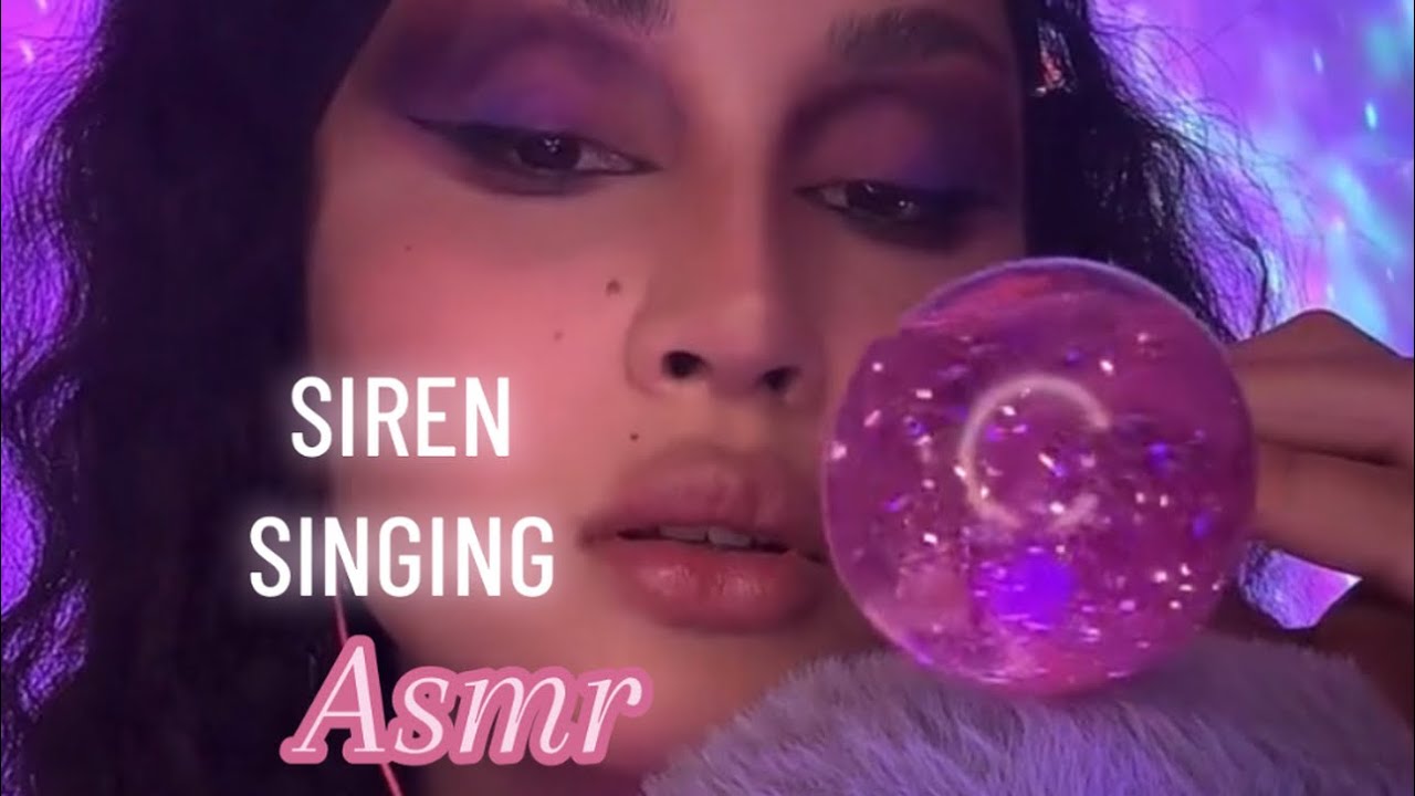 ASMR| SIREN SINGING, WATER GLOBES, RELAXATION 🧜‍♀️🫧🎶💤 - YouTube