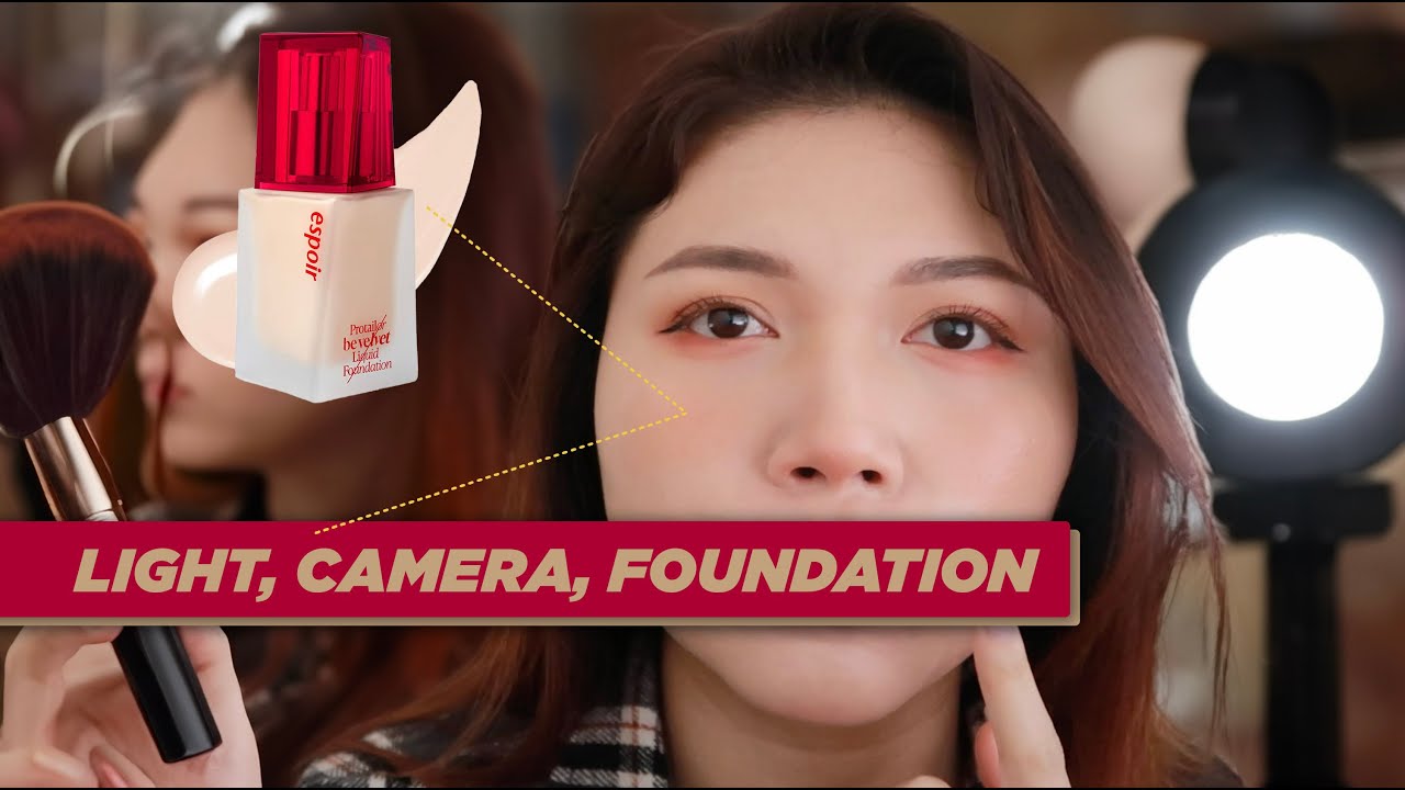 Try out new Foundation | ESPOIR Pro Tailor Foundation Be Velvet | Red Makeup Look | Love or Hate ...