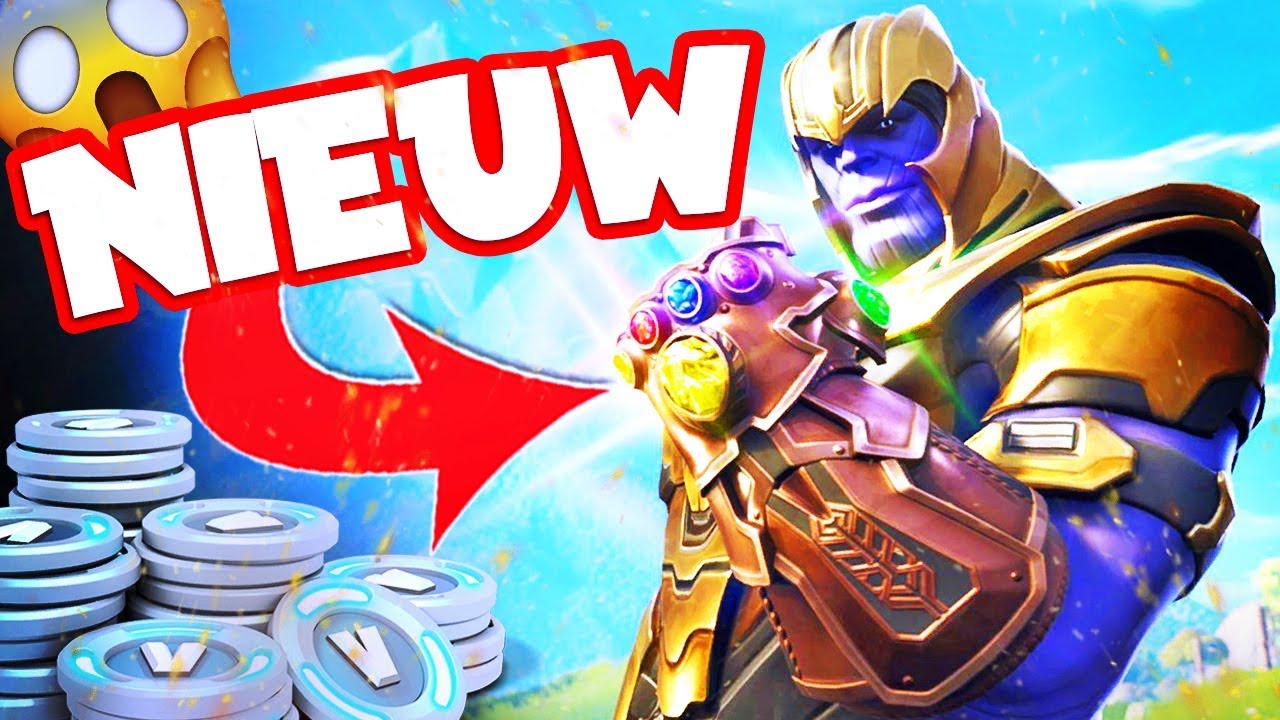 *NIEUW* THANOS INFINITY GAUNTLET GAMEPLAY!! 2.000 VBUCKS GIVE AWAY ...