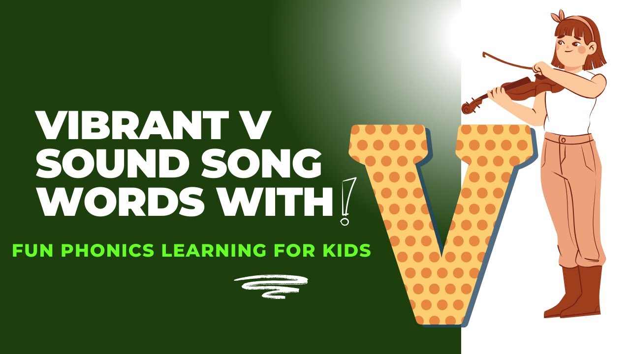 Fun Phonics Learning Words with V for Kids - YouTube