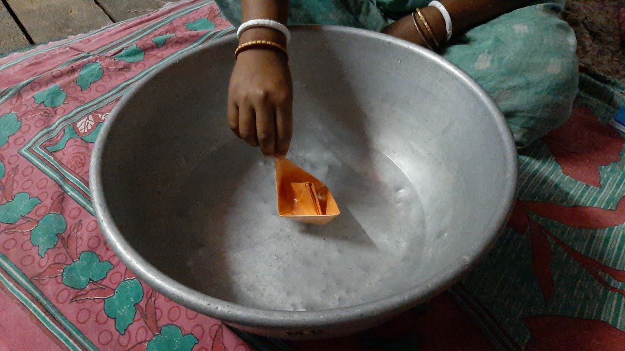 How to Make A Paper Boat(FULL HD) by Papiya Art Creation - YouTube