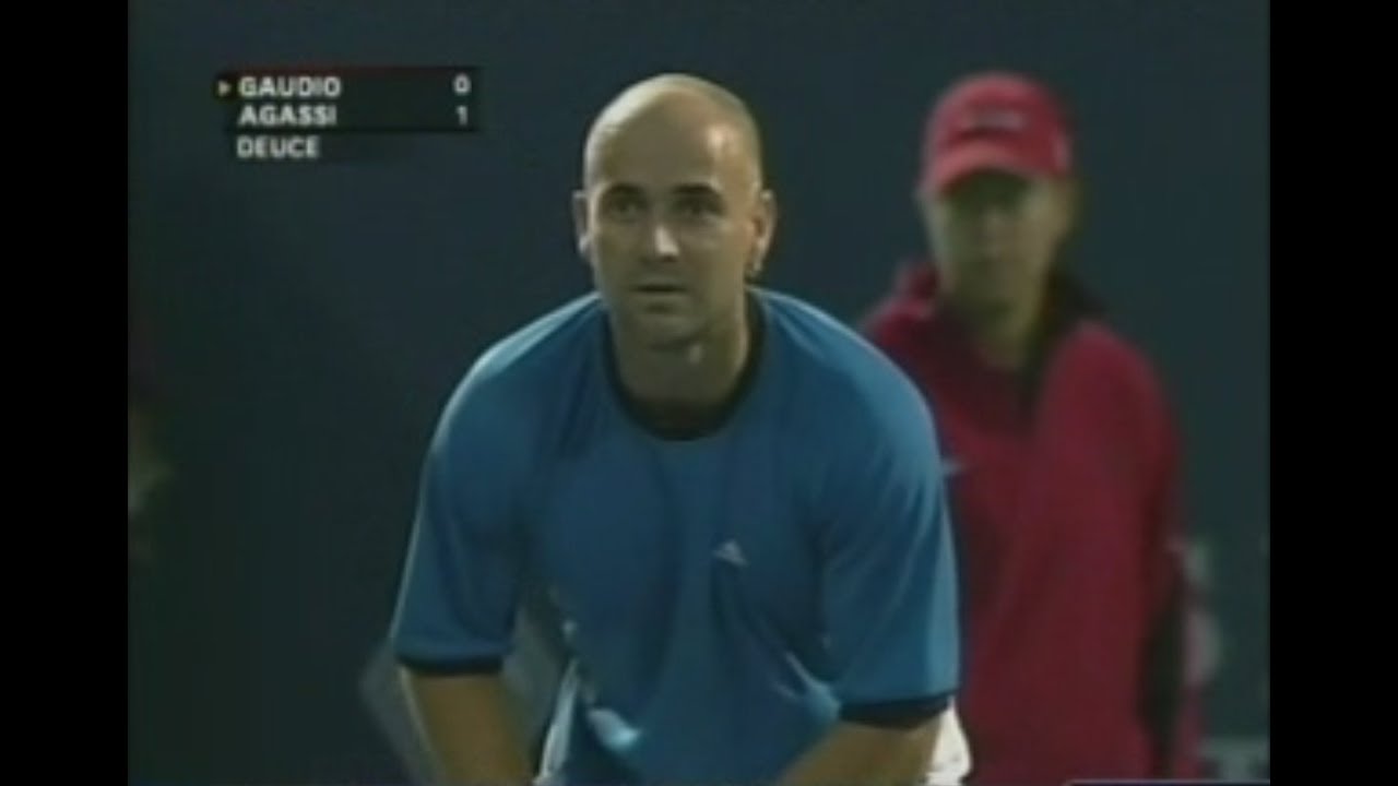 Gaston Gaudio vs Andre Agassi Montreal 2005 QF - YouTube