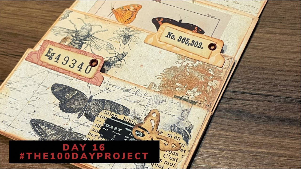 💯day 16💯 Harmonica pockets made with 2 envelopes Part 1 # ...