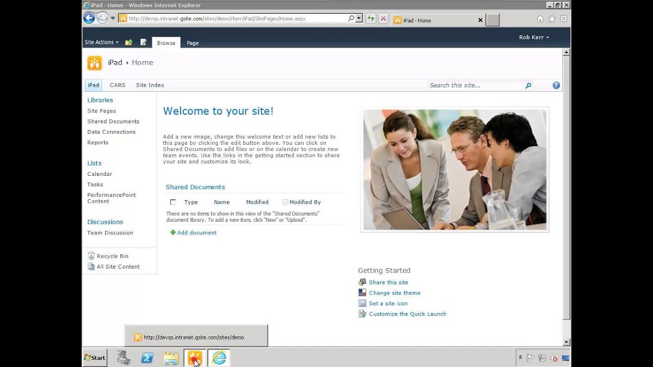 SharePoint + SSRS for iPad (2 of 2) - YouTube