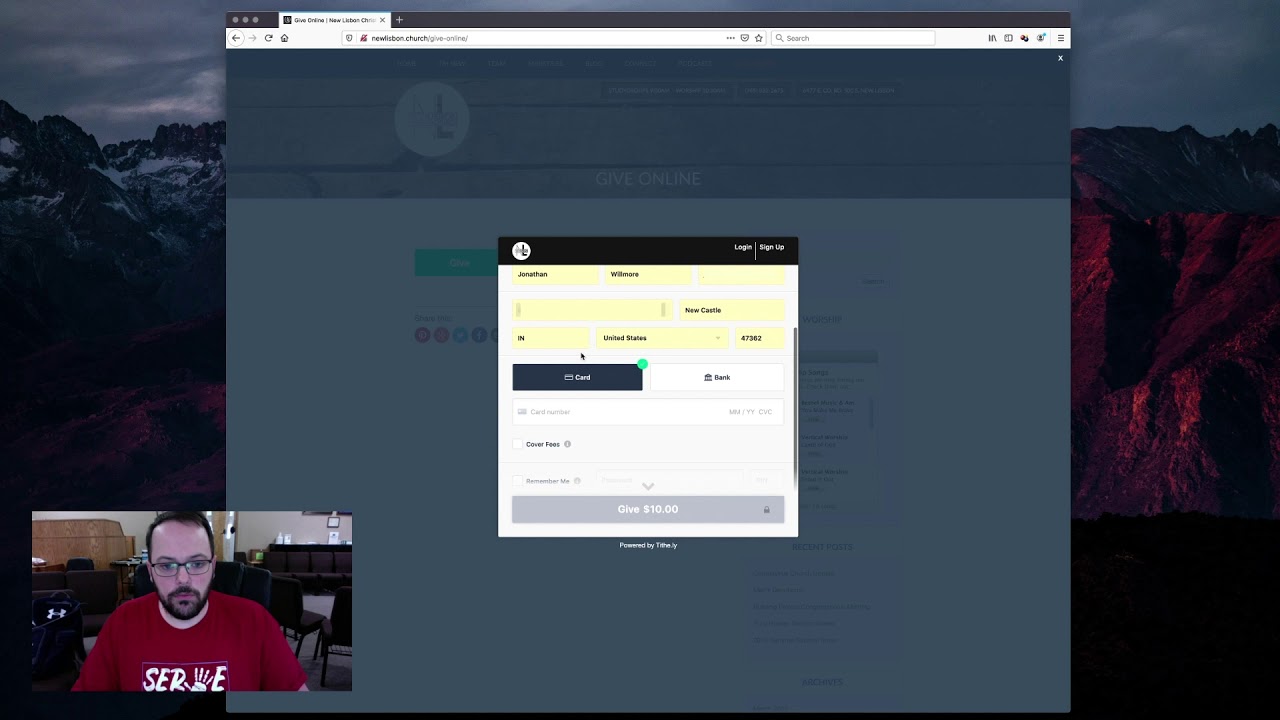 How to give online using Tithe.ly - YouTube