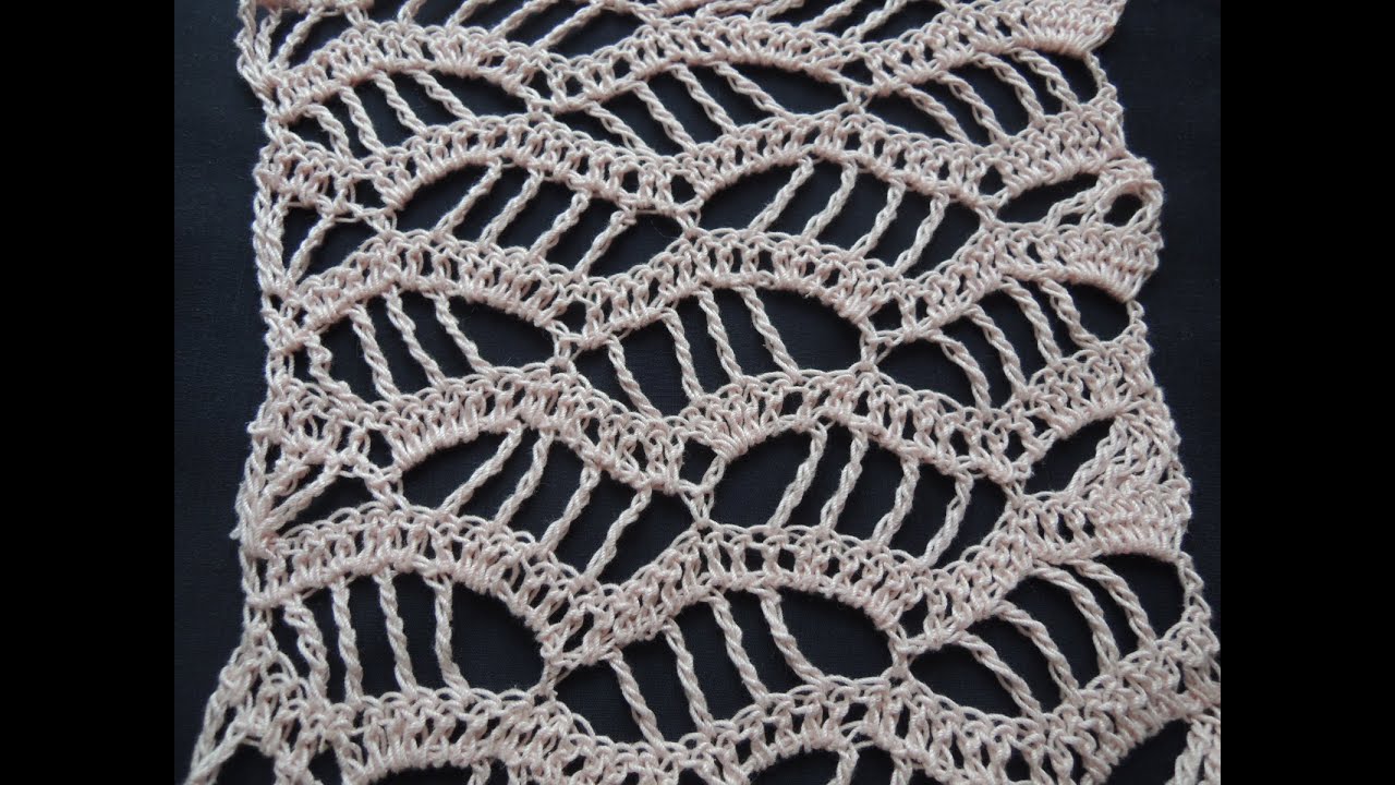 easy! openwork crochet pattern - YouTube