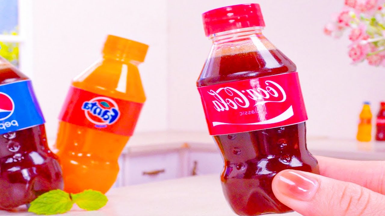 Miniature Soda Jelly Treats 🍹 Coca-Cola, Fanta, or Pepsi in Tiny Style! - YouTube