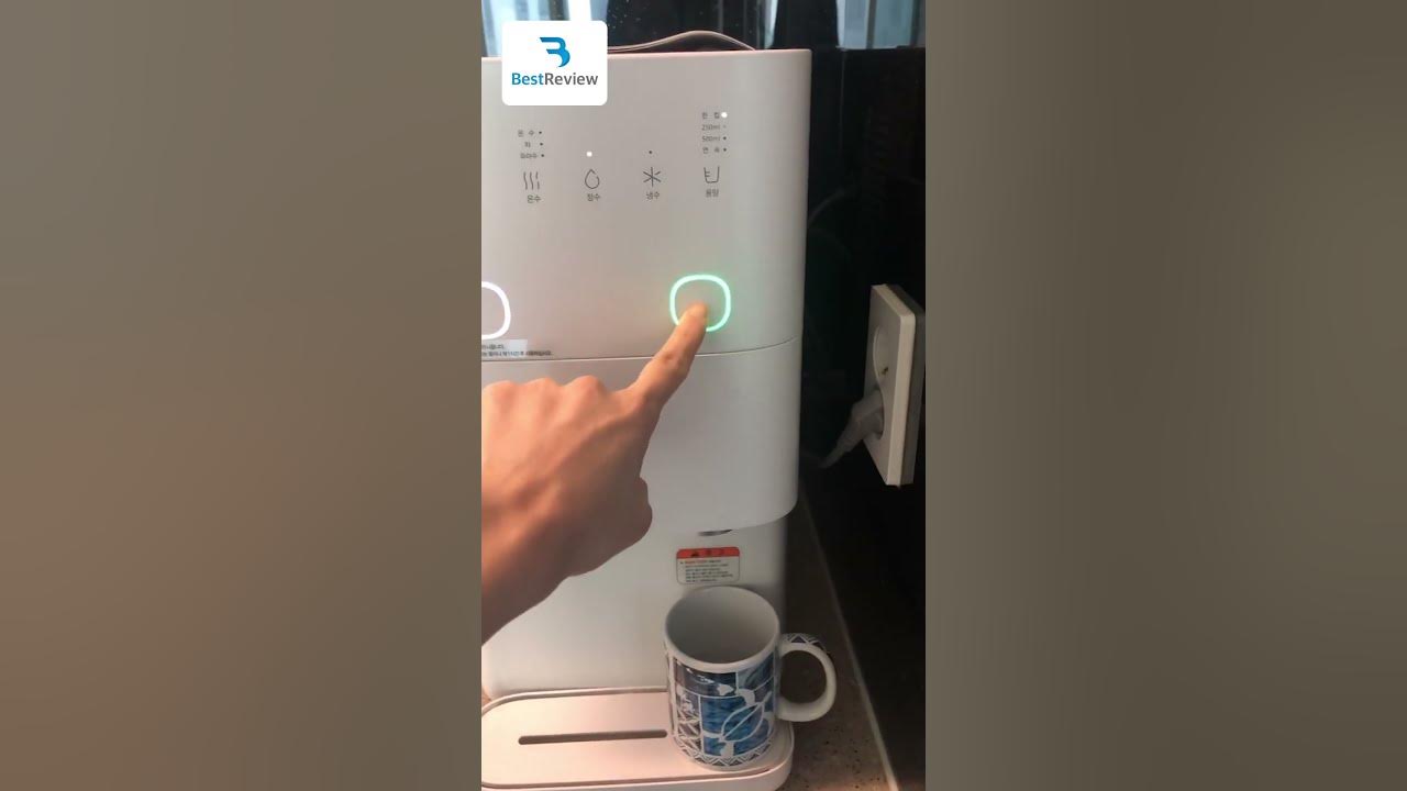 [베스트리뷰] SK매직 all in one+ 직수 얼음정수기🧊 WPU-IAC302 사용후기 / 냉온수 출수 영상 / 얼음 추출 영상 #shorts - YouTube