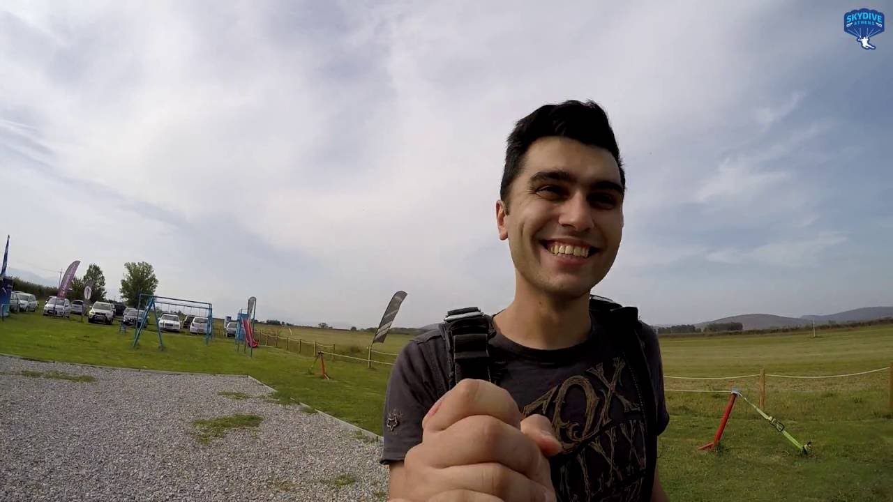 John Grigorian - SkyDive Athens - I'm A King WooHooo!!! - YouTube