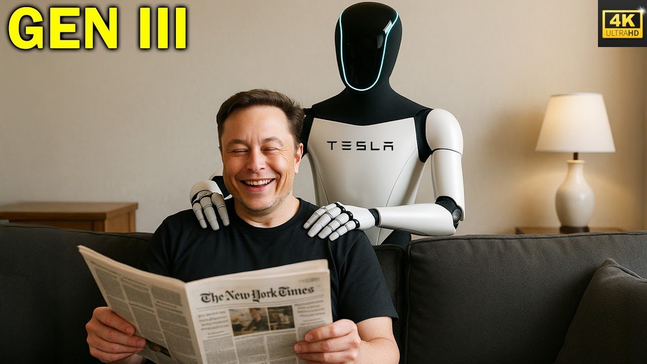 It happened! Elon Musk Unveils Tesla Bot Gen 3 Battery for 10-Hour ...
