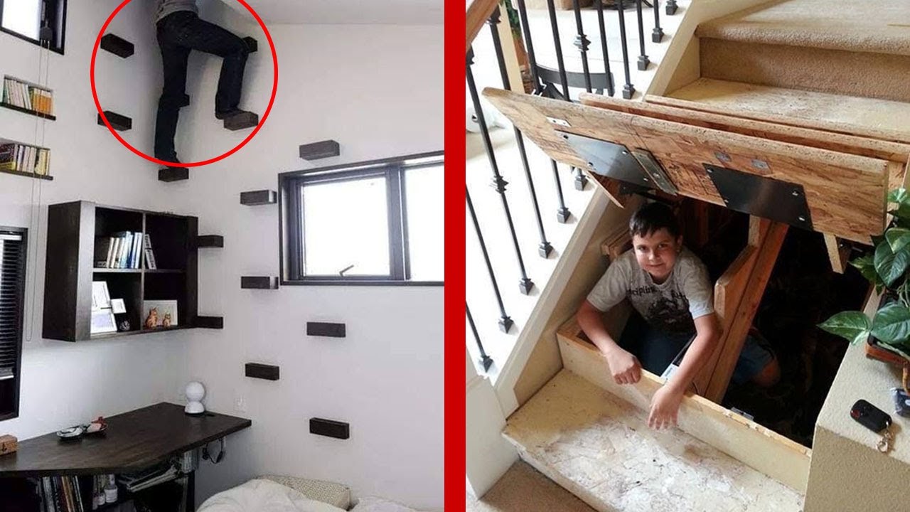 UNBELIEVABLE secret rooms with FUTURISTIC furniture innovations! - YouTube