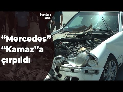 Hacıqabul yolunda ağır qəza - Xəsarət alanlar var - Baku TV