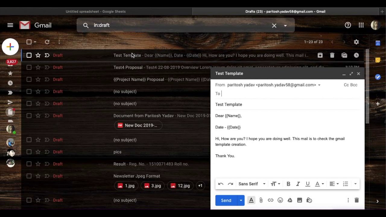 Tips n Tricks - Creating Gmail Draft Templates Simple Mass Mail Merge ...
