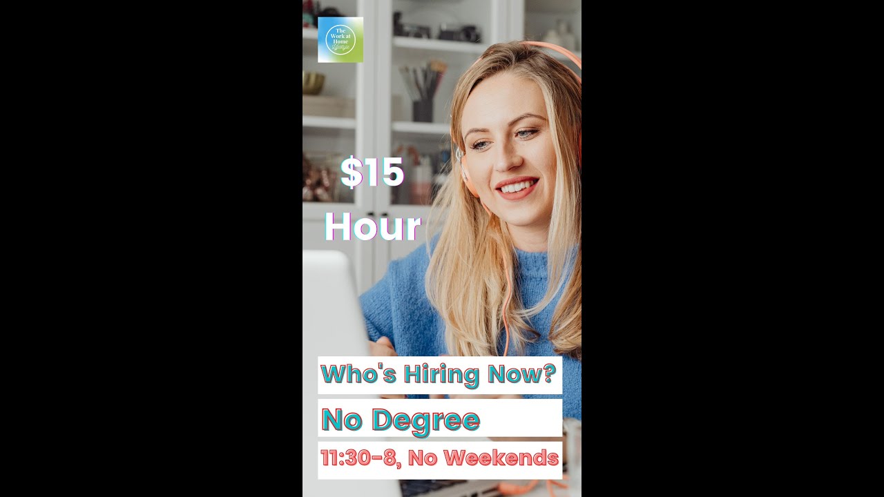 Now Hiring|No Degree|No Weekends|Find Your Next Job Here - YouTube