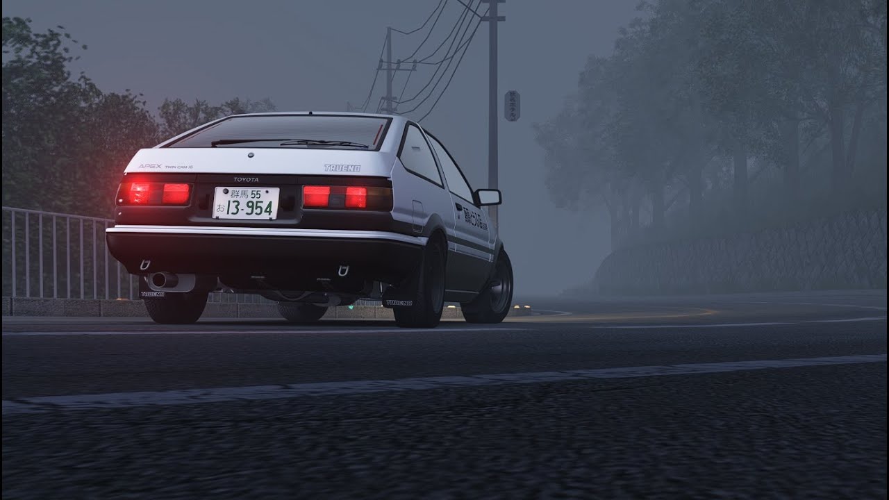 Initial D Space Boy Scene - Assetto corsa - YouTube