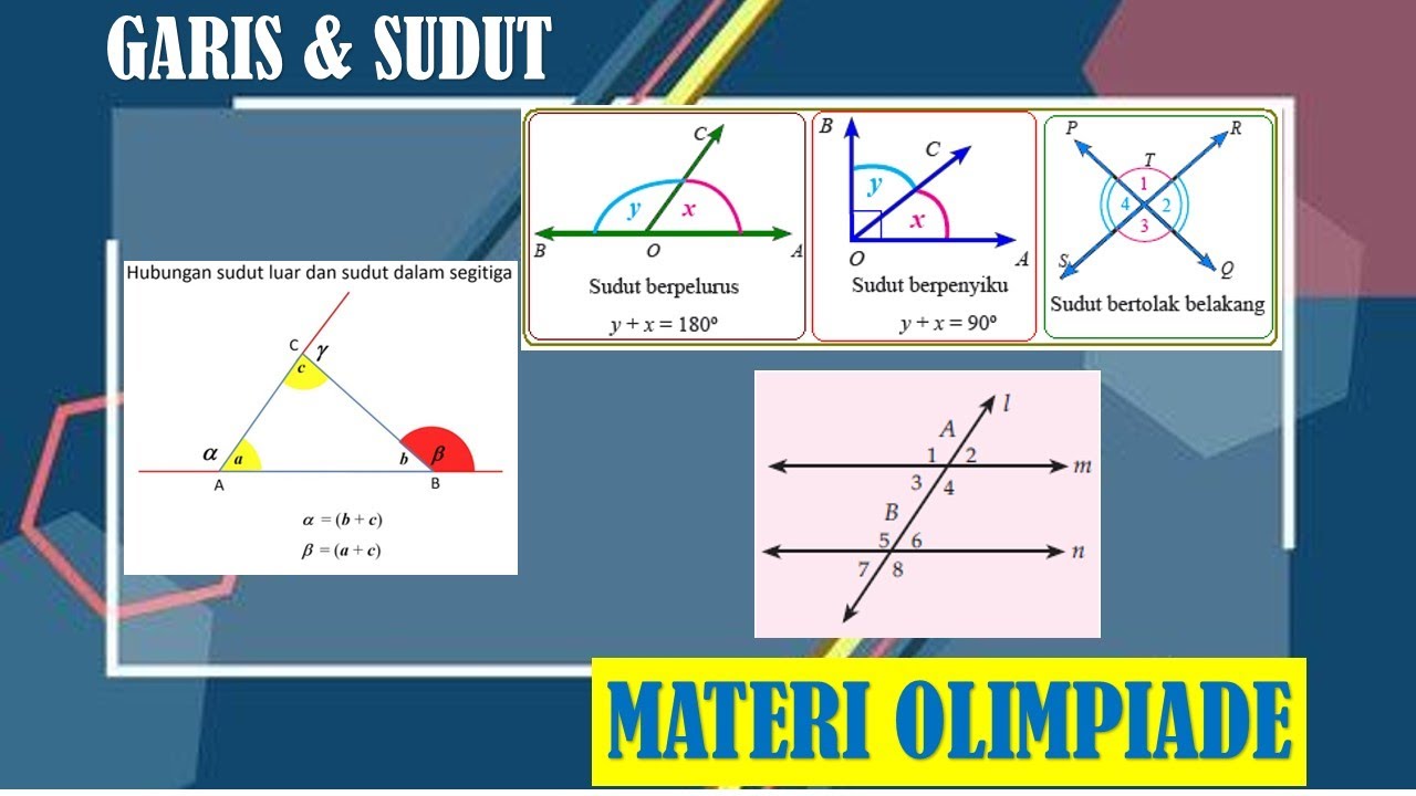 Materi 9 Olimpiade Matematika SMP 2022 || Geometri Part 1 - GARIS ...