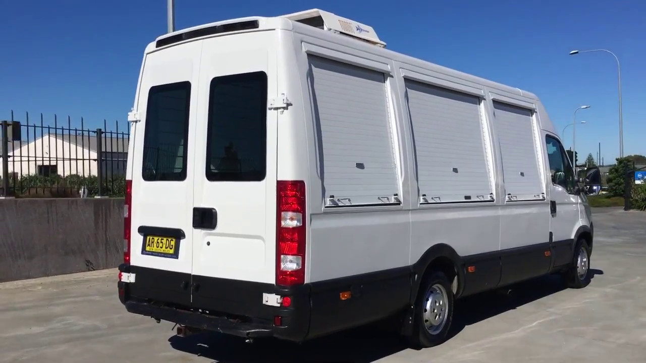 2007 IVECO DAILY LWB - MOBILE SHOP - HUGE VAN - YouTube
