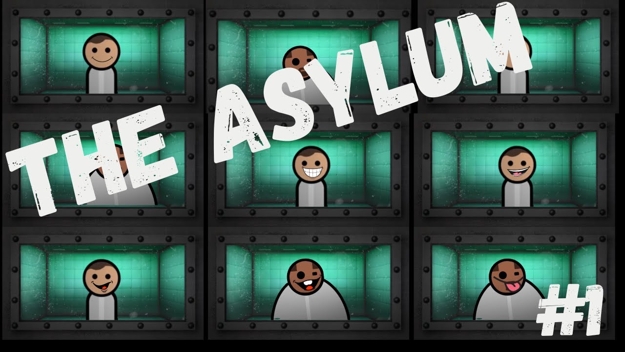 The CHALLENGE begins... The Asylum #prisonarchitect #gameplay #game ...