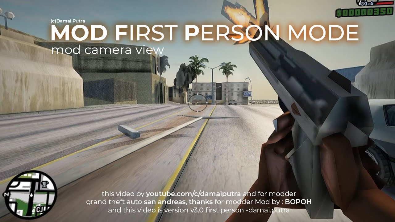 Cara Install/Memasang Mod FPP/ First Person Mode di GTA SA - YouTube