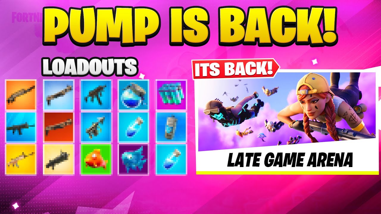 All The NEW Weapons & Loadouts in Late Game Arena | Changes, Tournament ...