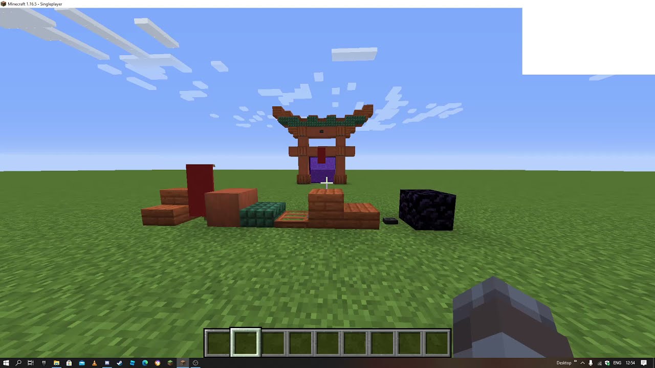 How To Build a Japanese Nether Portal (EASY) - YouTube