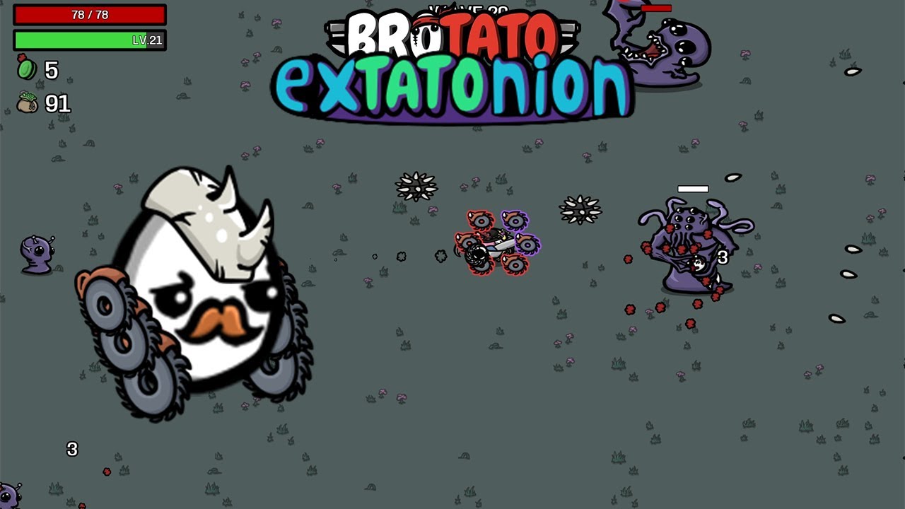 [Knight] Exploding Chainsaw man! Brotato EXTATONION mod! - YouTube