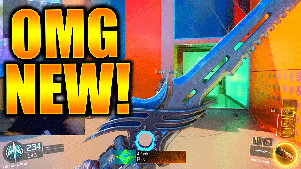 NEW SWORD GAMEPLAY BLACK OPS 3! NEW FURY'S SONG GAMEPLAY BLACK OPS 3 ...