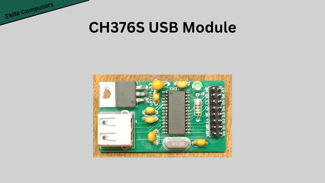 Ch376s Usb Module Youtube